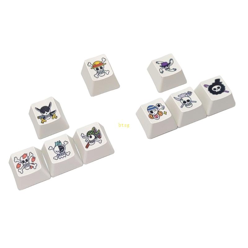 Bt PBT ปุ่มกดคีย์บอร์ด ธีมโจรสลัด OEM 9 คีย์ สําหรับ WASD Direction ESC ...