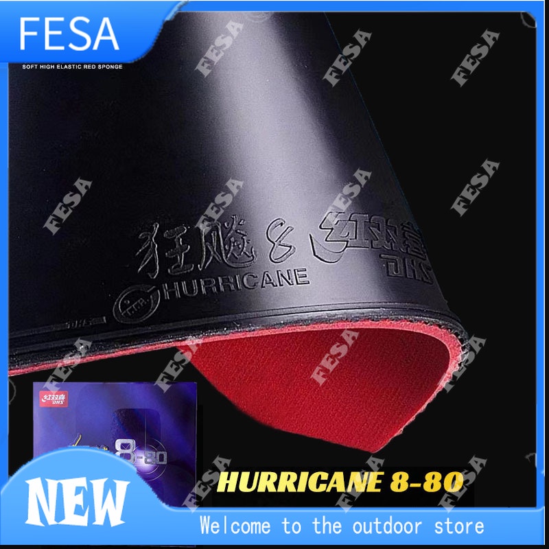 ยางปิงปอง DHS Hurricane8-80 Hurricane 8-80 Pips-In H8-80 De Mesa ...