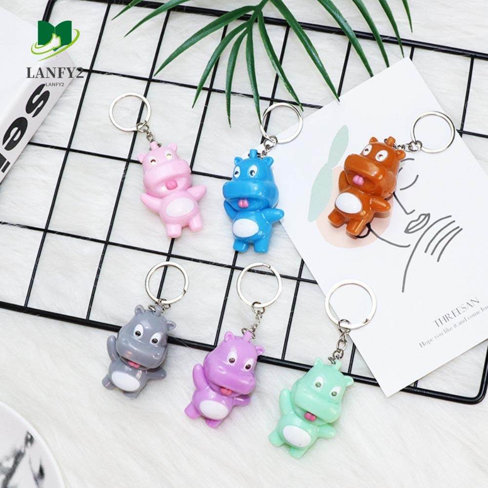 Alanfy Moo Deng Key Ring, Mini Anti-los Bouncing Pig Mu Dang Doll, Bag ...