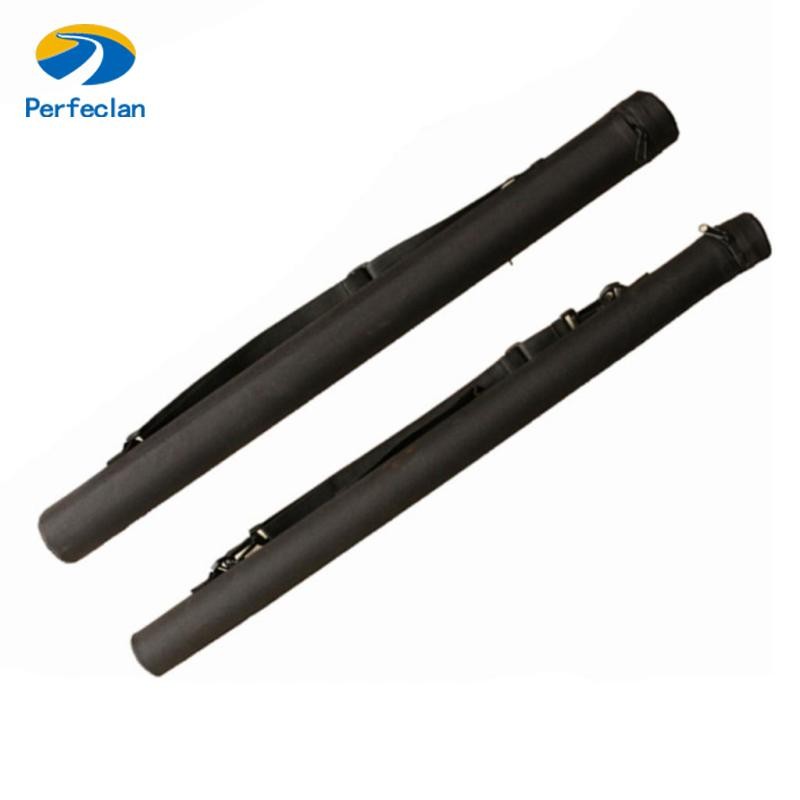 Perfeclan Fly Fishing Rod Tube Rod Case Holder with Carry Strap Diamter ...