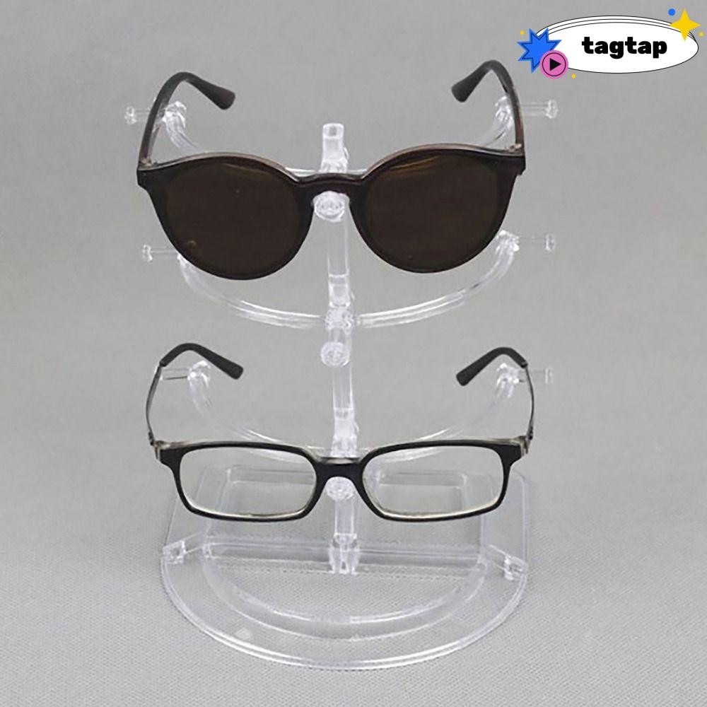 Tagtap ขาตั้งจอแสดงผลแว่นตา,หลายชั้น Home Organizer ชั้นวางแว่นตา,สะดวกประหยัดพื้นที่โปร่งใส ...