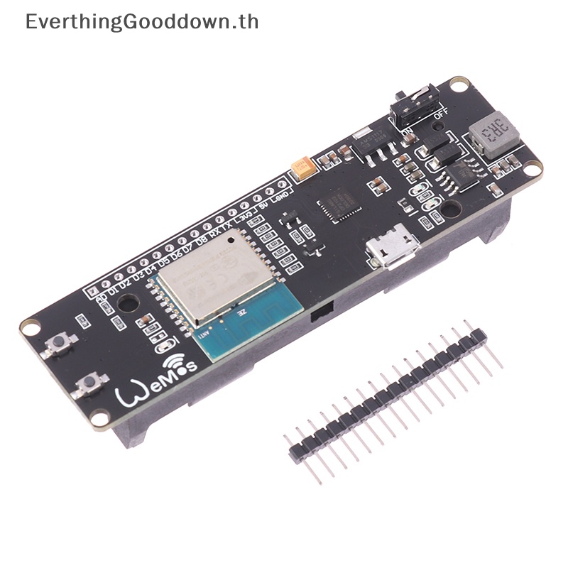 Ever บอร์ดโมดูลชาร์จลิเธียม Esp8266 Wifi 18650 สําหรับ Wemos D1 Esp Wroom 02 Th Shopee Thailand