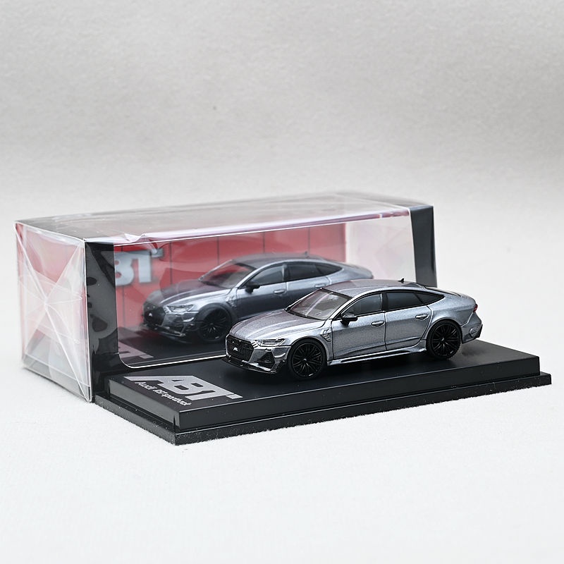 ซม. 1:64 Audi RS7 ABT ดัดแปลงรุ่นรถอัลลอยโมเดลรถหล่อตายของเล่นสะสมของขวัญสำหรับเด็กผู้ชาย ...