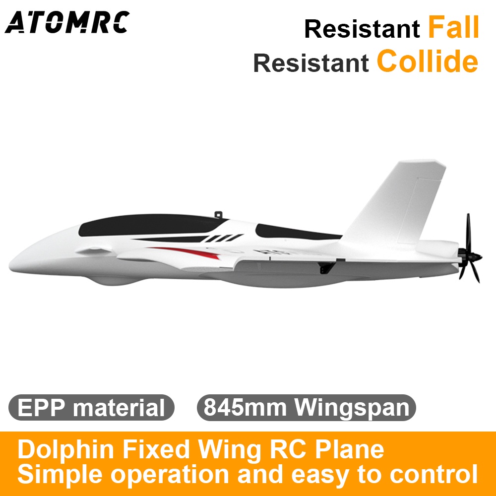 Atomrc 845mm Wingspan Fixed Delta Wing Dolphin FPV เครื่องบิน Drone ...
