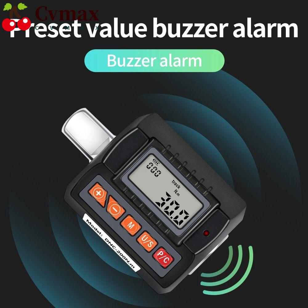 Cvmax ประแจวัดแรงบิดดิจิทัล หน้าจอ LCD ANC-200N.m มีไฟแบ็คไลท์ แบบพกพา คุณภาพสูง สําหรับรถยนต์ ...