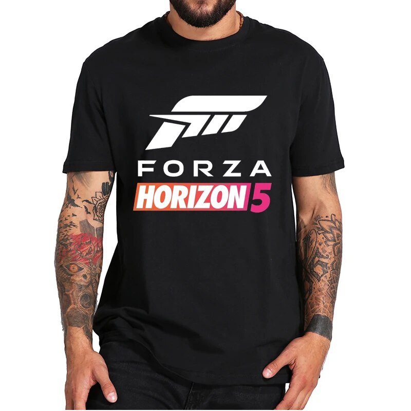 Forza Horizon 5 เกมแข่งรถ วิดีโอเกม ที่สําคัญ พื้นฐาน Homme Camiseta ...