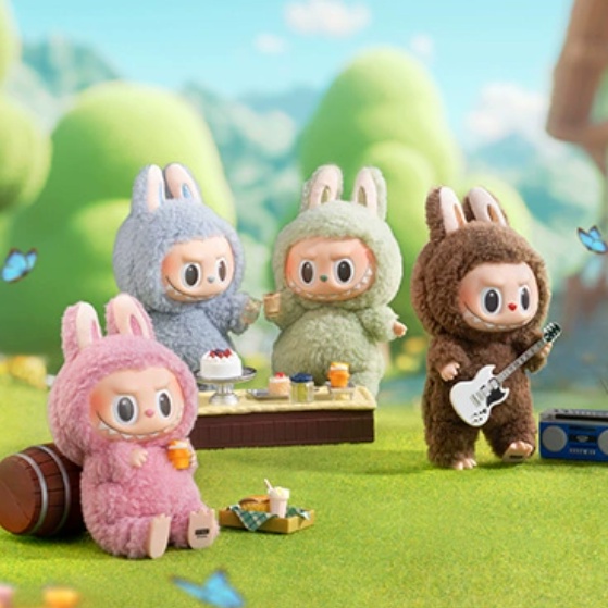 ( เวอร์ชั่นของแท้) POPMART LABUBU THE MONSTERS EXCITING MACARON Vinyl ...