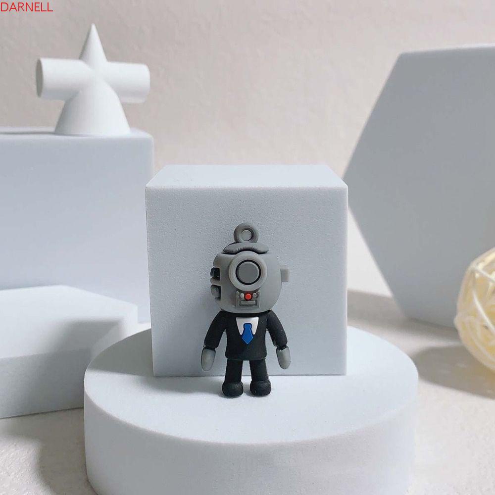 Darnell พวงกุญแจชักโครก ขนาดเล็ก ลายการ์ตูนอนิเมะ Skibidi Tv Man Camara ...