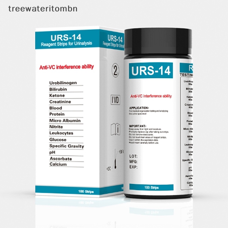 Tt URS-14 แถบกระดาษทดสอบปัสสาวะ ไนไตรต์ ยูโรบิลิโนเจน โปรตีน ค่า PH 14 ...