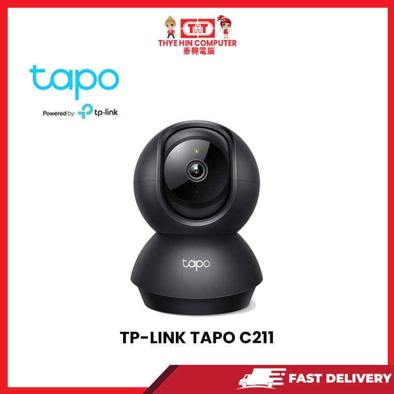 Tp-link TAPO C211 PAN/TILT HOME SECURITY WI-FI CAMERA | Shopee Thailand