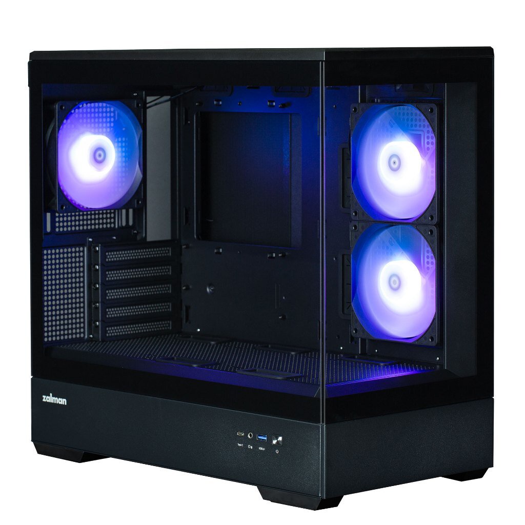 ZALMAN P30 Black ARGB Micro-ATX Support Mini-Tower Case | Shopee Thailand