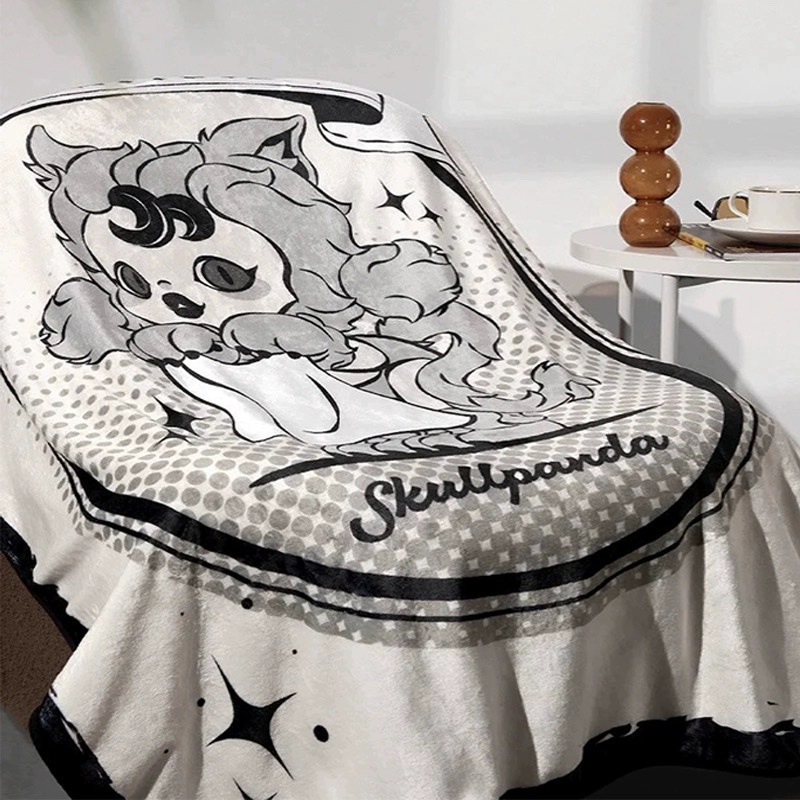 [Trendy Play Merchandise] ผ้าห่ม ผ้ากํามะหยี่ขนนิ่ม ลาย POPMART POPMART ...