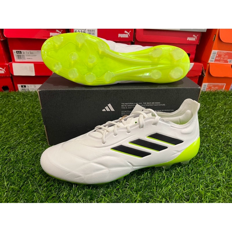 สตั๊ด รองเท้าฟุตบอล Adidas Copa Pure.1 HG AG ตัวท๊อป หนังจิงโจ้ กีฬา ...