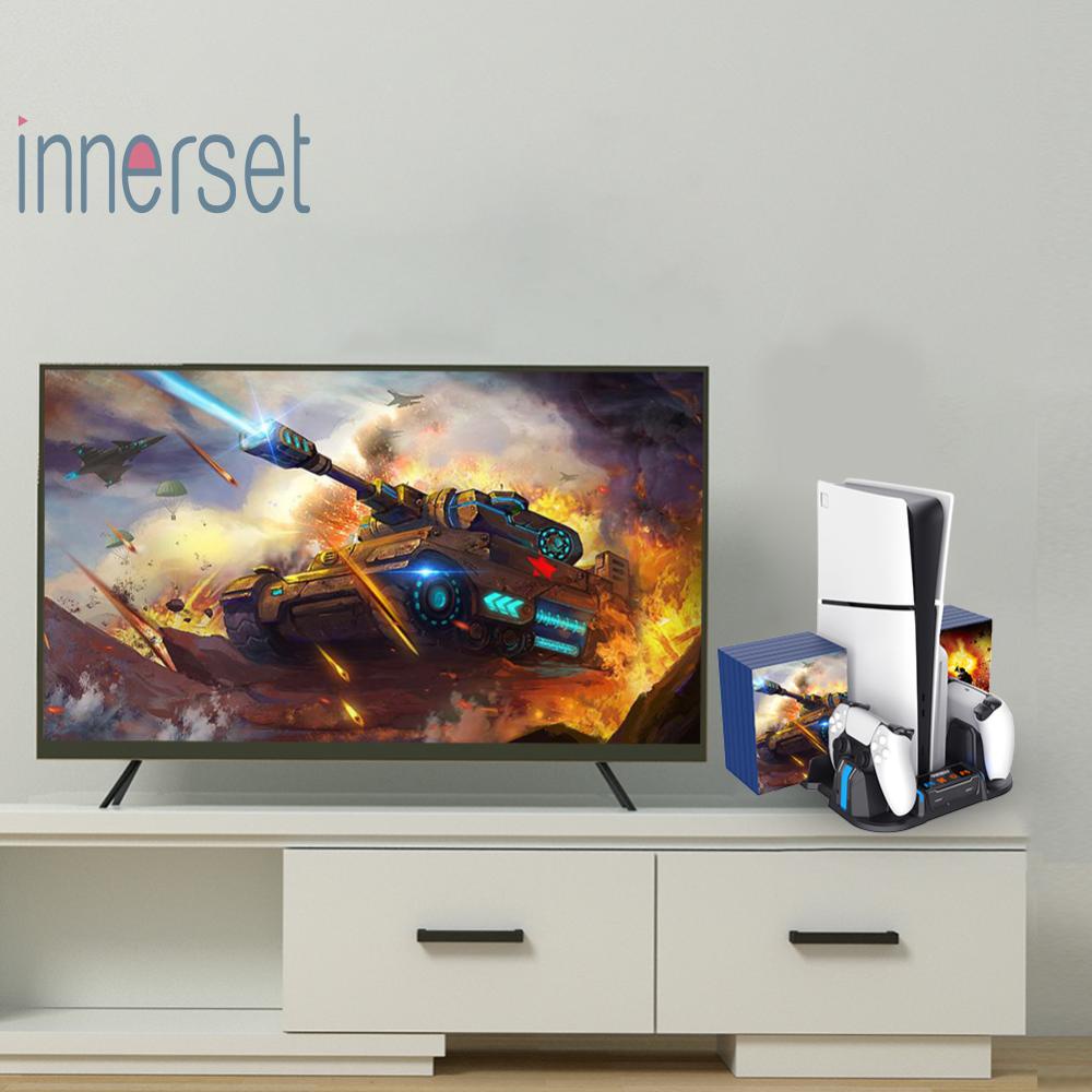 แท่นชาร์จคอนโทรลเลอร์ แนวตั้ง สําหรับ PS5 Slim [innerset.th] | Shopee Thailand