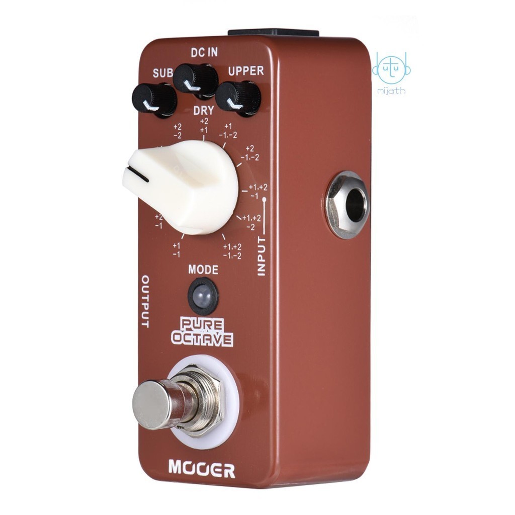 Mooer PURE Octave แป้นเหยียบเอฟเฟคกีตาร์ แบบโลหะ 11 โหมด | Shopee Thailand
