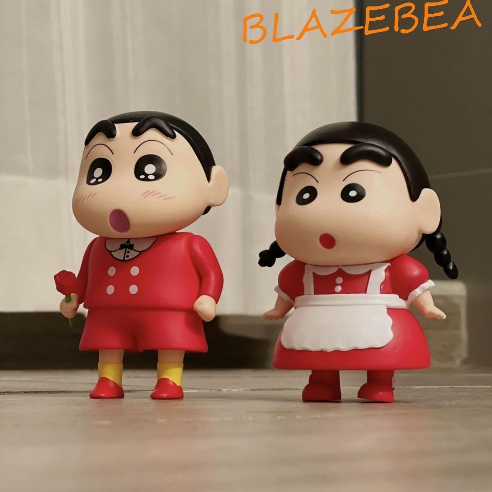 Blazebea Crayon Shin-Chan อะนิเมะรูป,ชุด Rose Shin-Chan Action Figure,ของสะสมของขวัญคอสเพลย์ ...