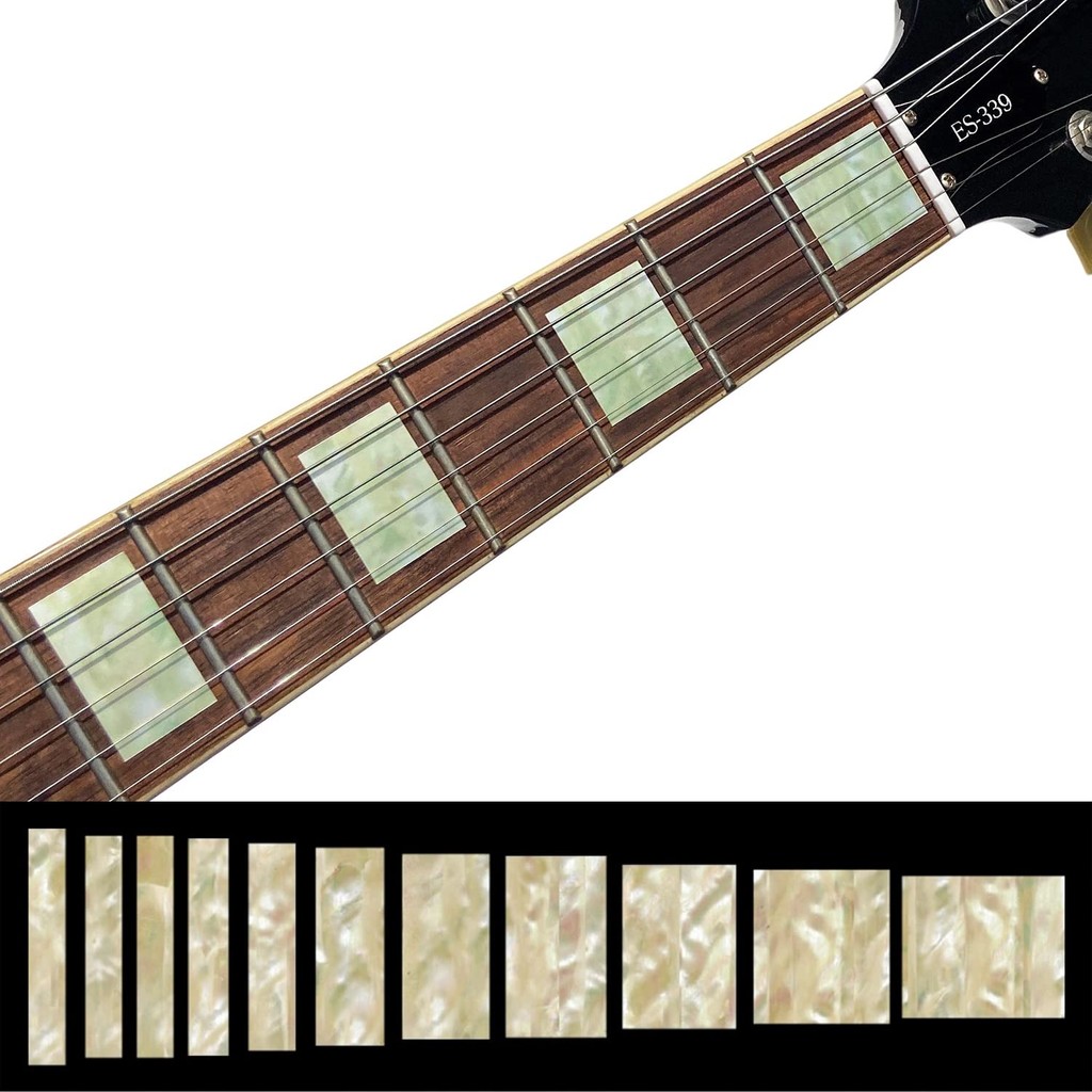 Jockomo Standard Block Inlay Stickers for Guitar - Black Pearl | Shopee ...