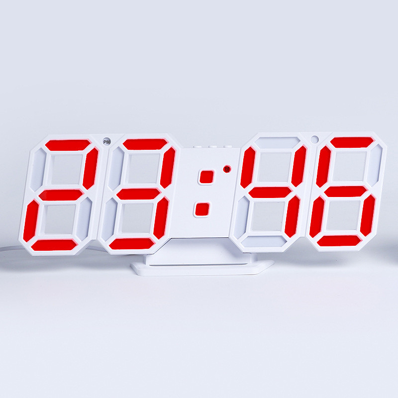 AI Clock แบรนด์Caixing นาฬิกาดิจิตอล3D นาฬิกาตกแต่งห้อง รุ่นCX-2218 มี4 ...