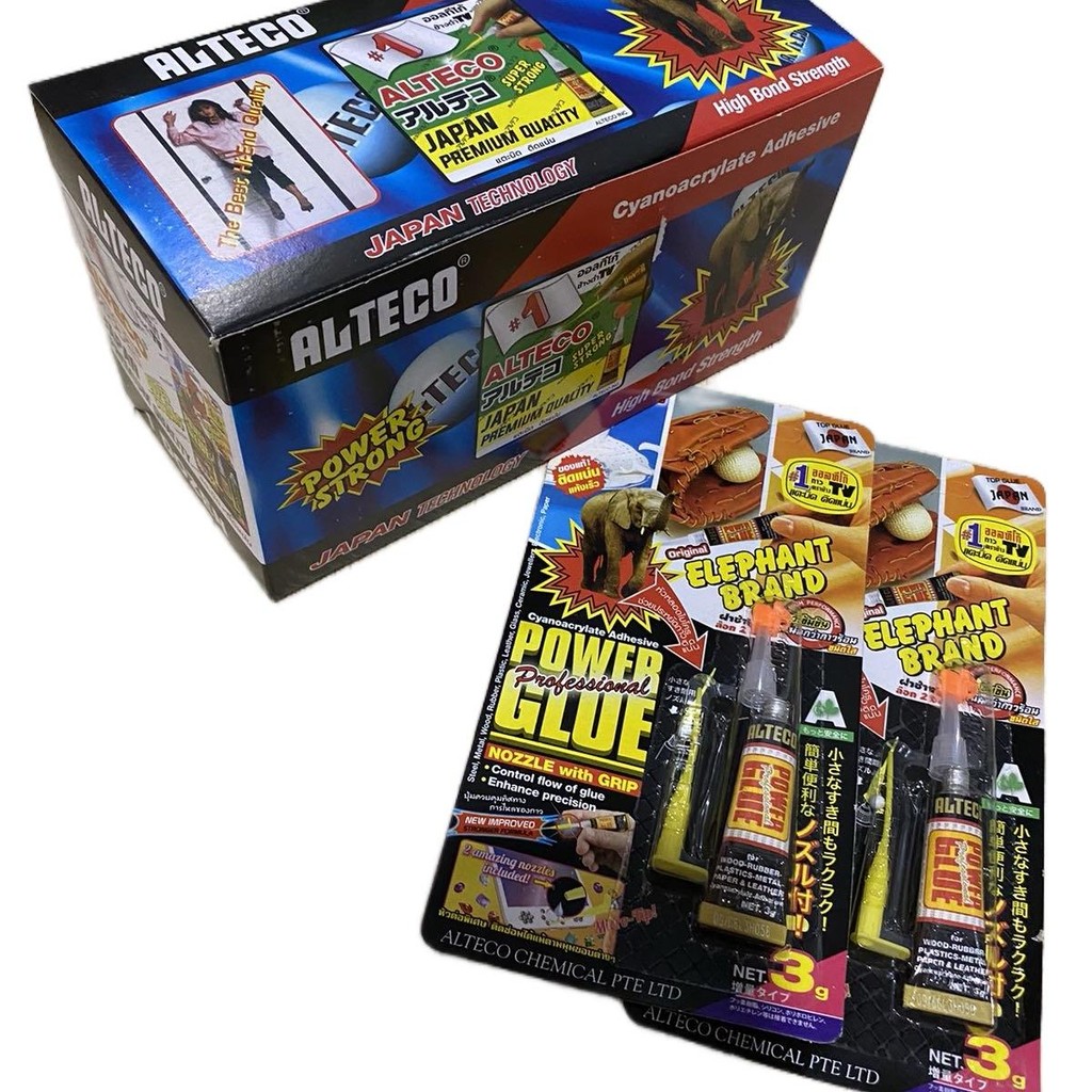 กาวตราช้าง ALTECO แท้ 100% กาวทารองเท้า12แผง | Shopee Thailand