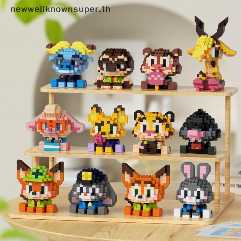 ใหม่น่ารักการ์ตูนอะนิเมะสัตว์ Building Block ของเล่น Micro อนุภาคประกอบ ...