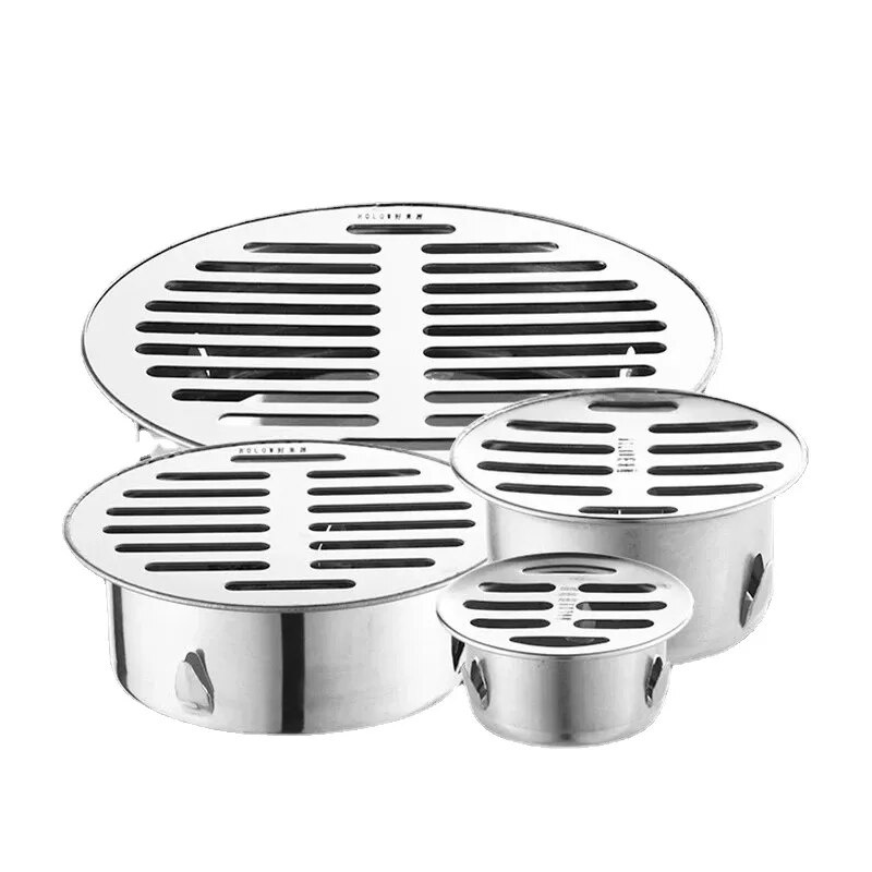 Outdoor Balcony Floor Drain Stainless Steel Drainage Roof Round Floor ...