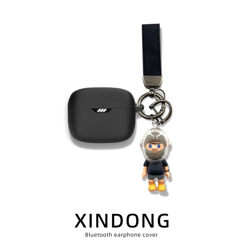 For JBL TUNE Buds Case Pure Color Silicone Soft Case Cartoon Duck Cute ...