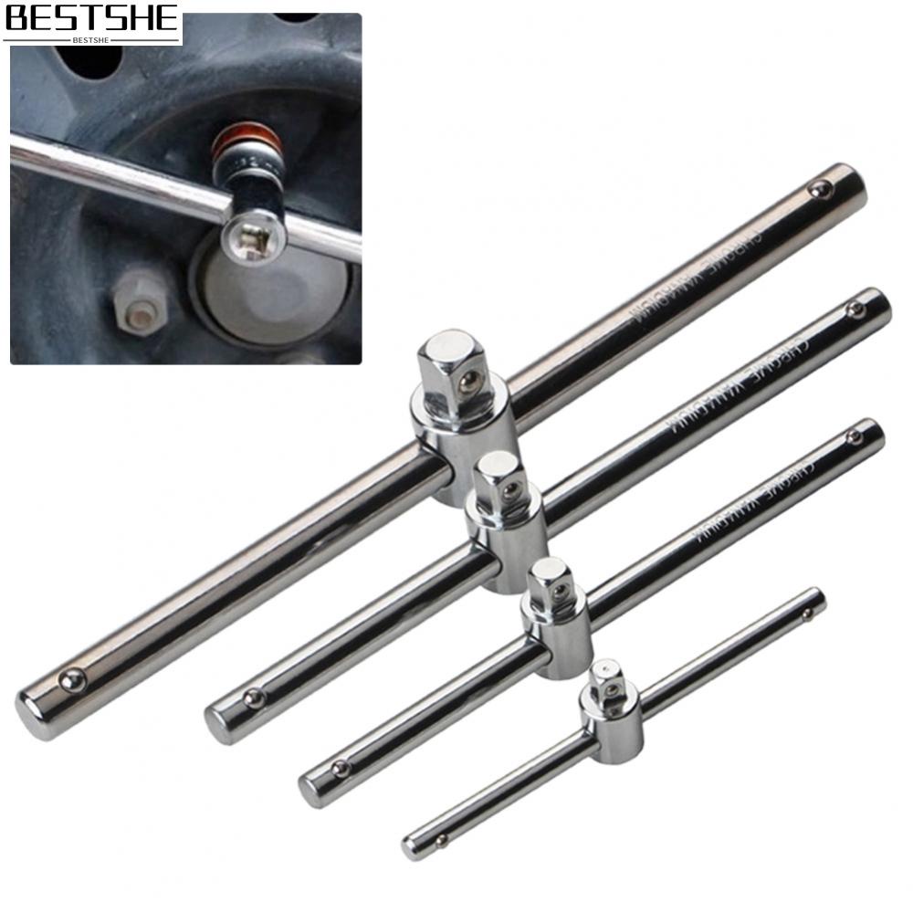 【Bestshe】Sliding Rod Chrome Vanadium Steel Sliding T Bar Socket Wrench ...