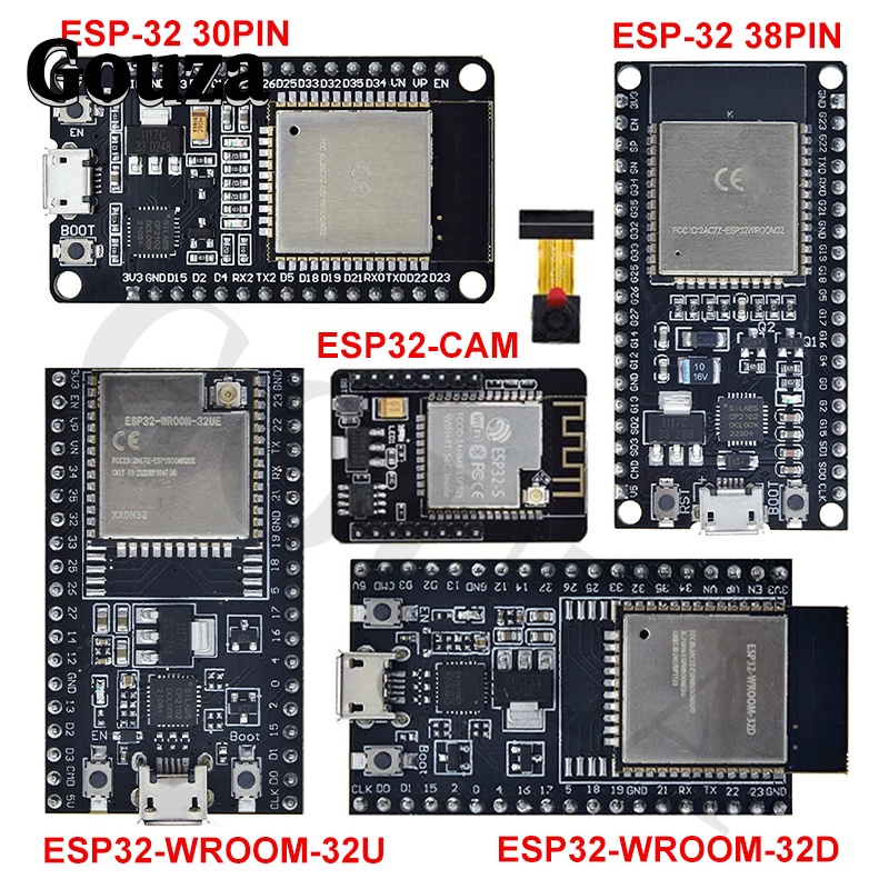 Gouza ESP32 บอร์ดทดลอง WiFi และบลูทูธ พลังงานต่ํามาก ESP-32 ESP-32S ESP 32 ESP8266 | Shopee Thailand