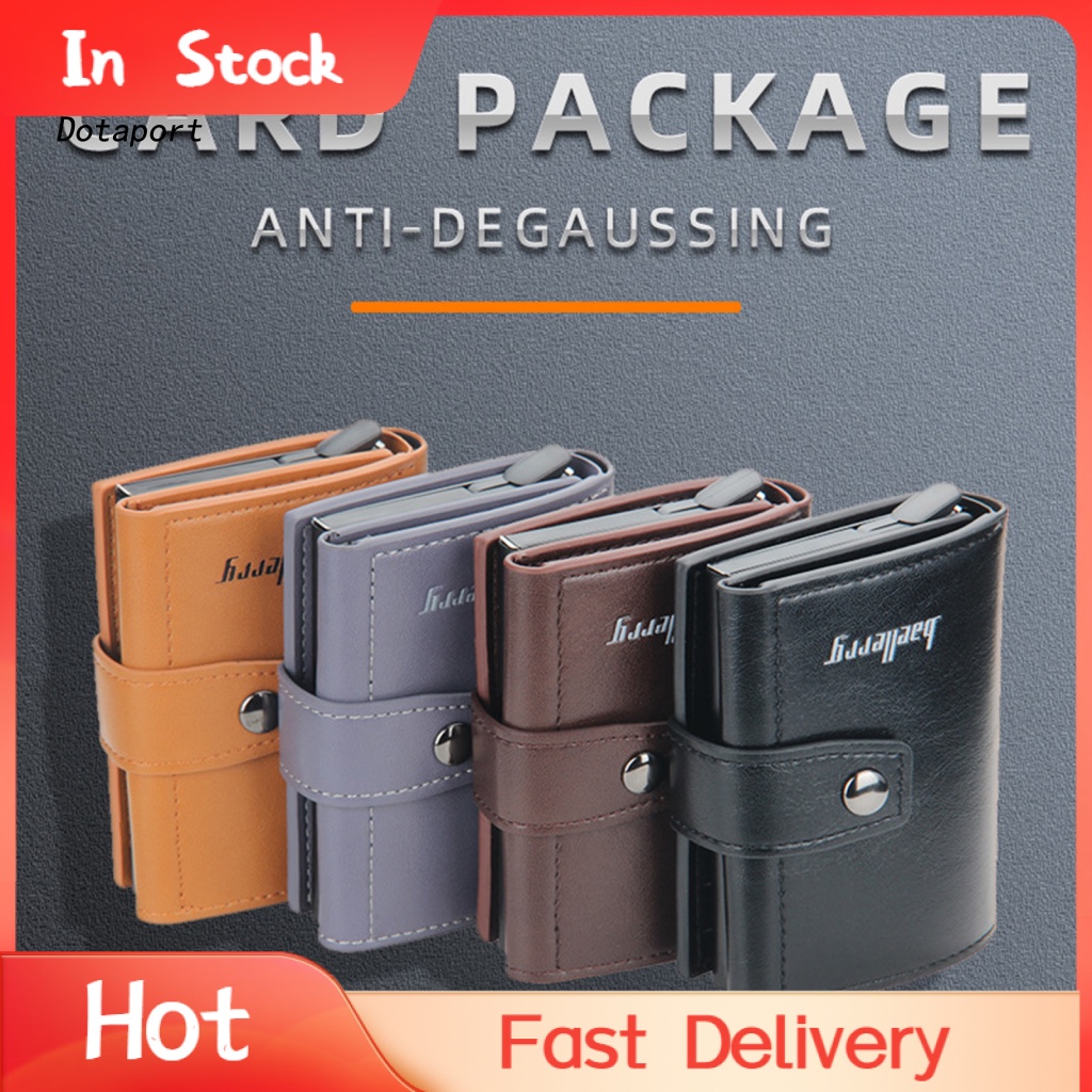 Kddt- กระเป๋าสตางค์ผู้ชาย อเนกประสงค์ อุปกรณ์เสริม ป้องกัน RFID ID บัตร ...