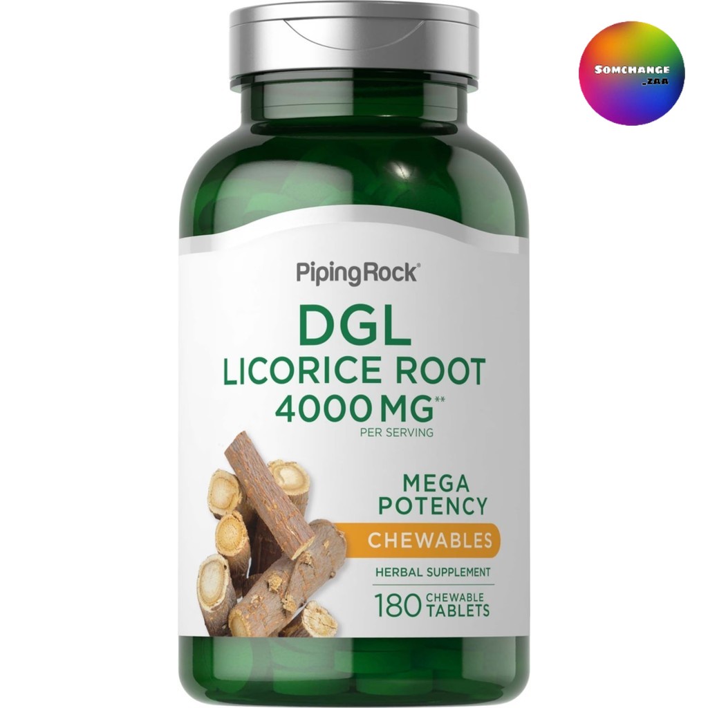 DGL Licorice Root | Deglycyrrhizinated 4,000 mg (180เม็ดเคี้ยว) สารสกัด ...