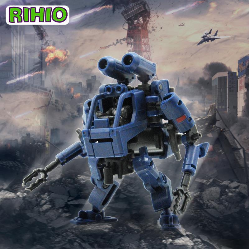 Rihio ชุดโมเดล Mecha MM001 Assault Series และ Luck Service Mecha DV9N ของเล่นสําหรับเด็ก ...