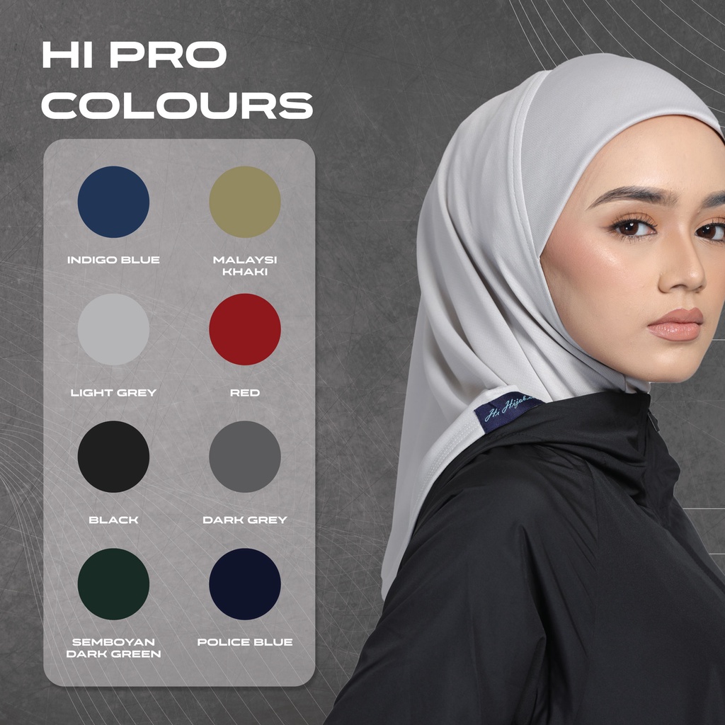 HIHIJAB - HiPro Dry Cool Collection Instant Sport Hijab Microfiber Tudung Hijab - กลุ่ม | Shopee ...