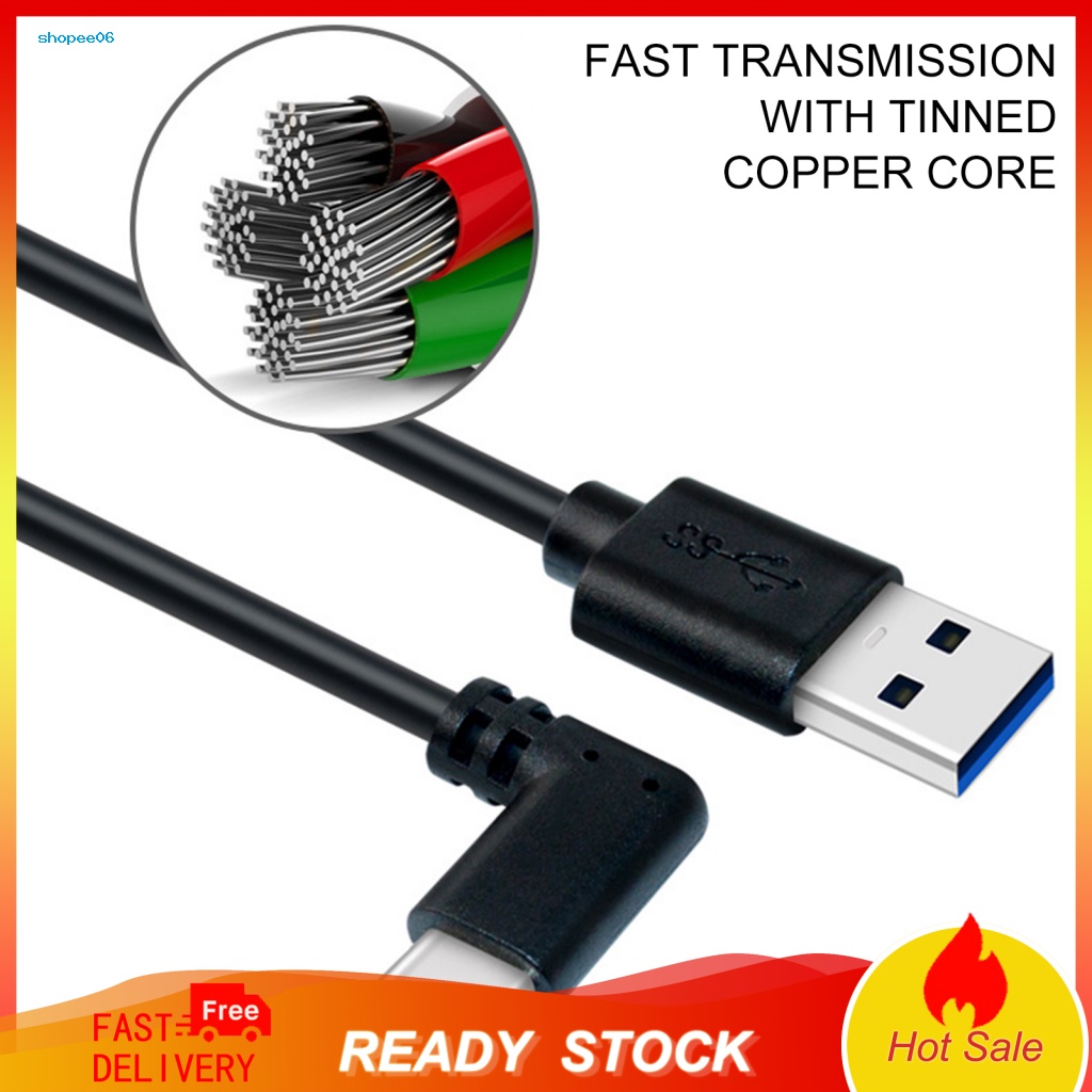 Setn สายชาร์จ Usb 32 Gen1 Type-C 90 องศา ชาร์จเร็ว สําหรับ Oculus Quest2 VR | Shopee Thailand