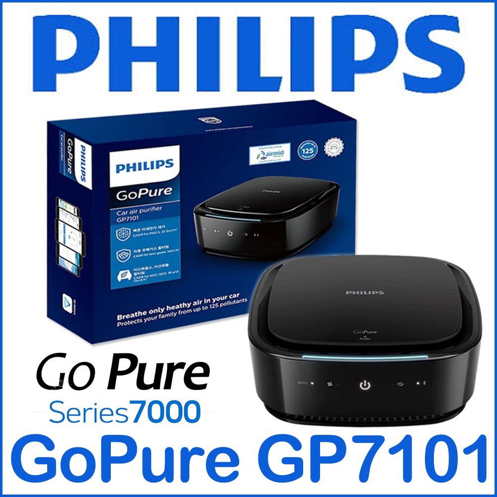 Philips GoPure GP7101 Portable Air Purifier for Car Home Clean ...