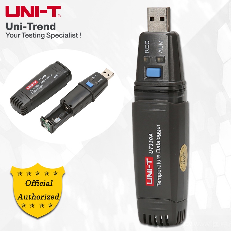 Uni-t UT330 Series เครื่องวัดอุณหภูมิ ความชื้น ความดันบรรยากาศ USB ...