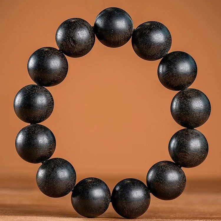 Wenlai สร้อยข้อมือไม้กฤษณา เกรดพรีเมี่ยม ประดับลูกปัดกลม สําหรับผู้ชาย ...