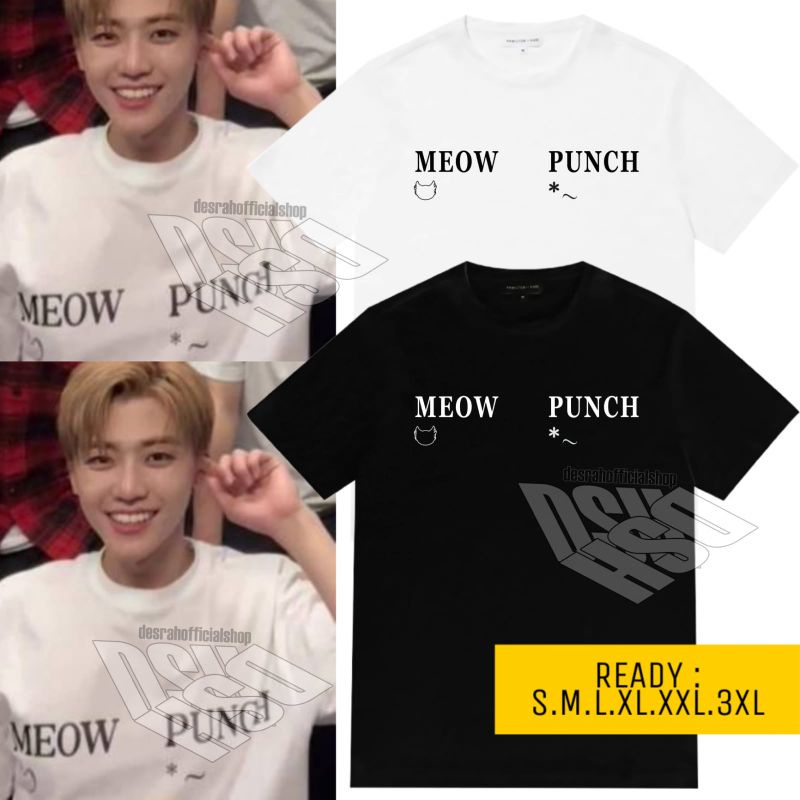 ของขวัญวันเกิด คอลูกเรือคอกลม พิมพ์ลาย nct jaemin MEOW PUNCH สไตล์ ...
