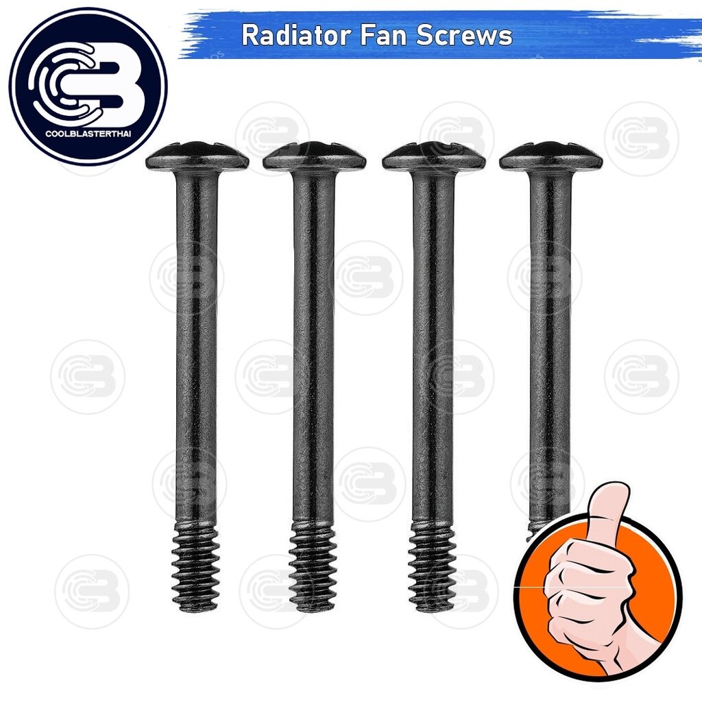 [CoolBlasterThai] Thermalright Radiator Fan Screws Steel X4 (Black ...