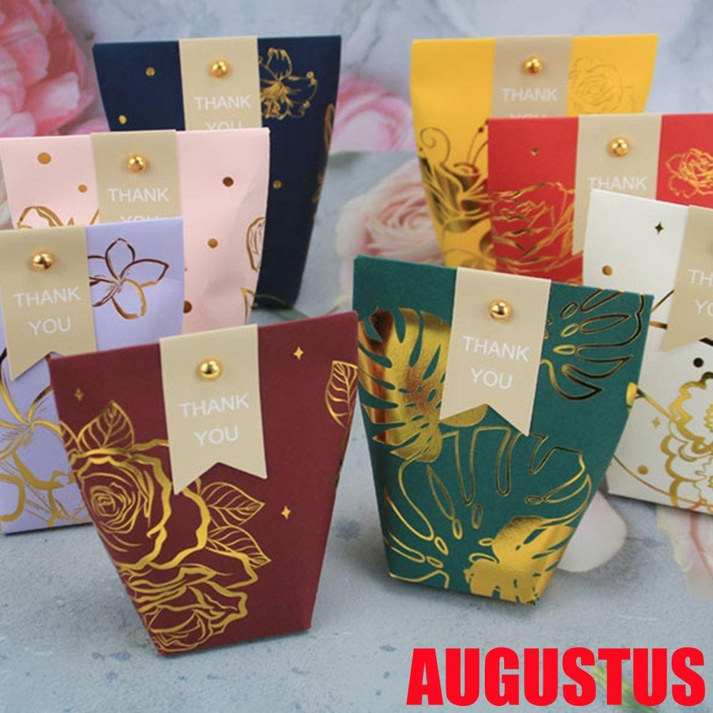 Augustus Candy Box Upscale 10 ชิ้นวันเกิดคริสต์มาสช็อกโกแลตแพคเกจ ...