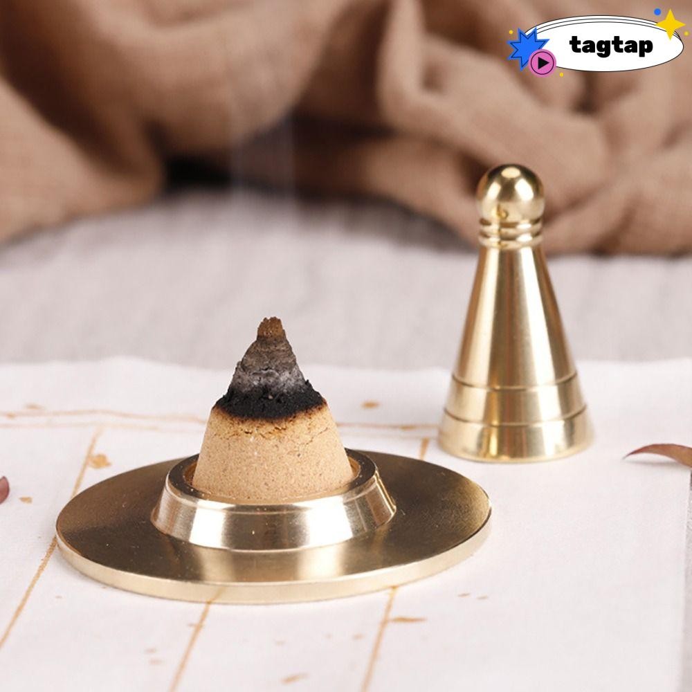 Tagtap กระถางธูป, ทองแดงบริสุทธิ์ DIY ธูปกรวยทาวเวอร์ธูปชุดรุ่น, จีน ...