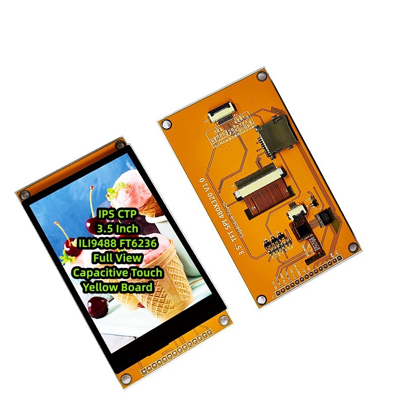 IPS CTP 3.5 Inch ILI9488 FT6236 Full View Capacitive Touch Yellow diy ...