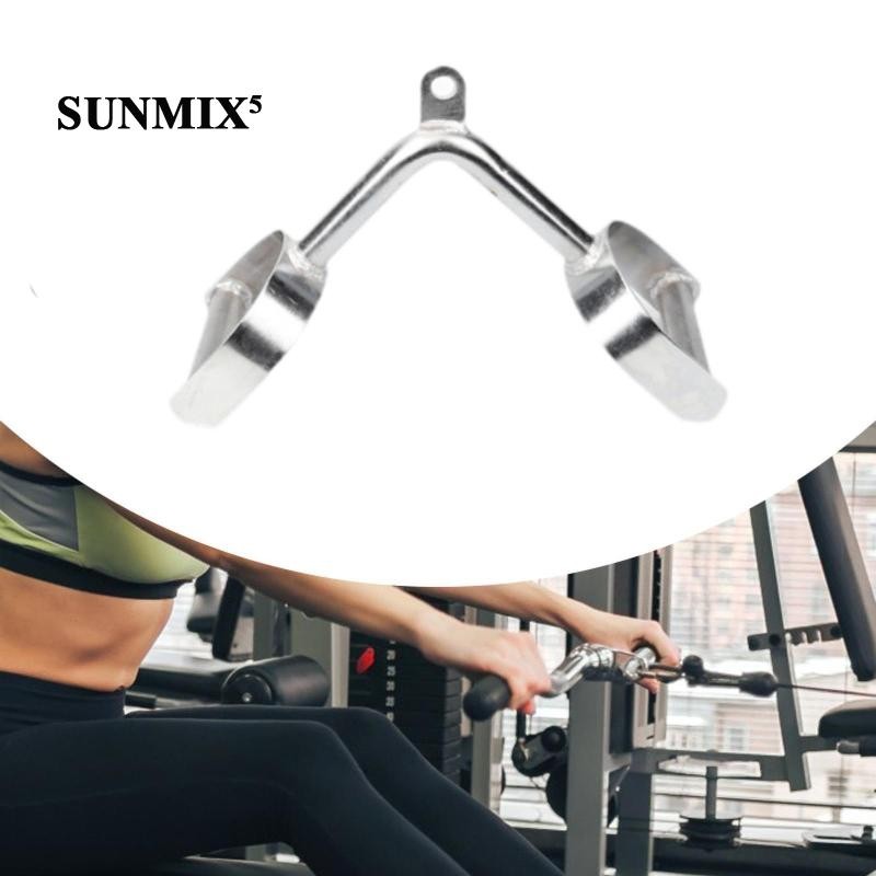 [ Double D Handle Seated Row Handle Steel ติดตั้งง่าย Anti Slip Grip ...