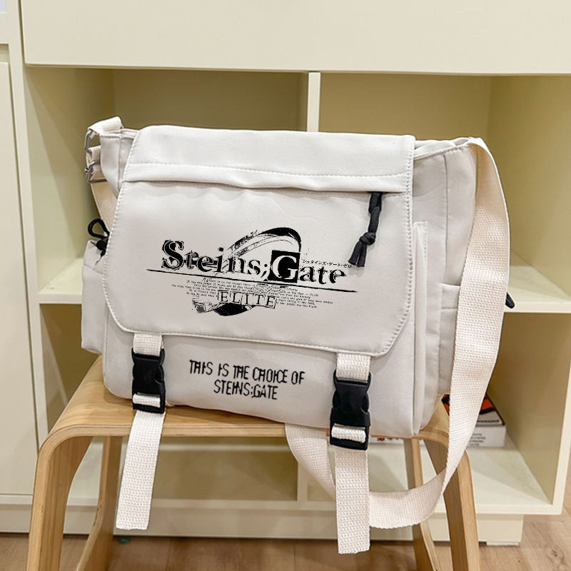 Steins; Gate Anime Merchandise One-Shoulder กระเป๋านักเรียน Makise ...