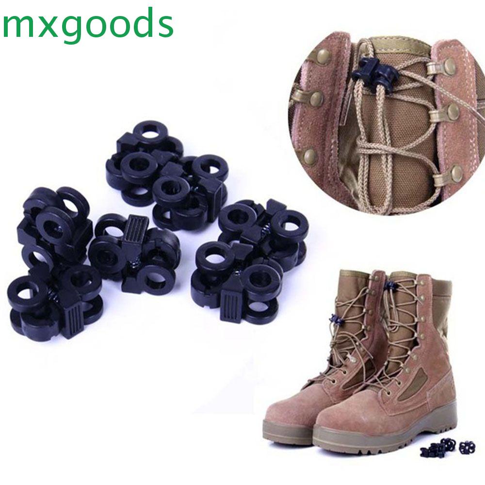 Mxgoods ตัวล็อกเชือกรองเท้า แบบพลาสติก ทนทาน 10 ชิ้น | Shopee Thailand