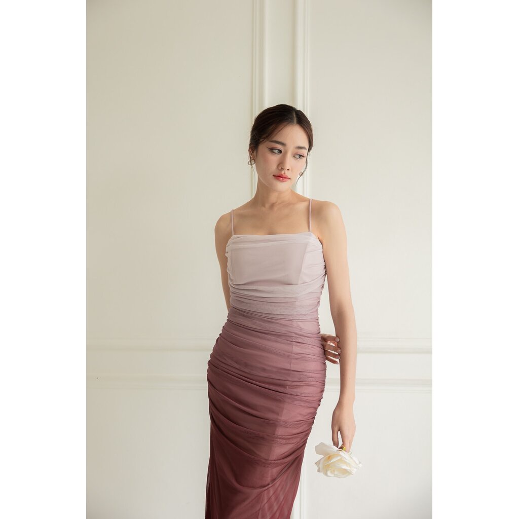 ชุดเดรสไปงานแต่ง ชุดออกงาน MY LADY BY BAIFERN - ML0445 | Shopee Thailand