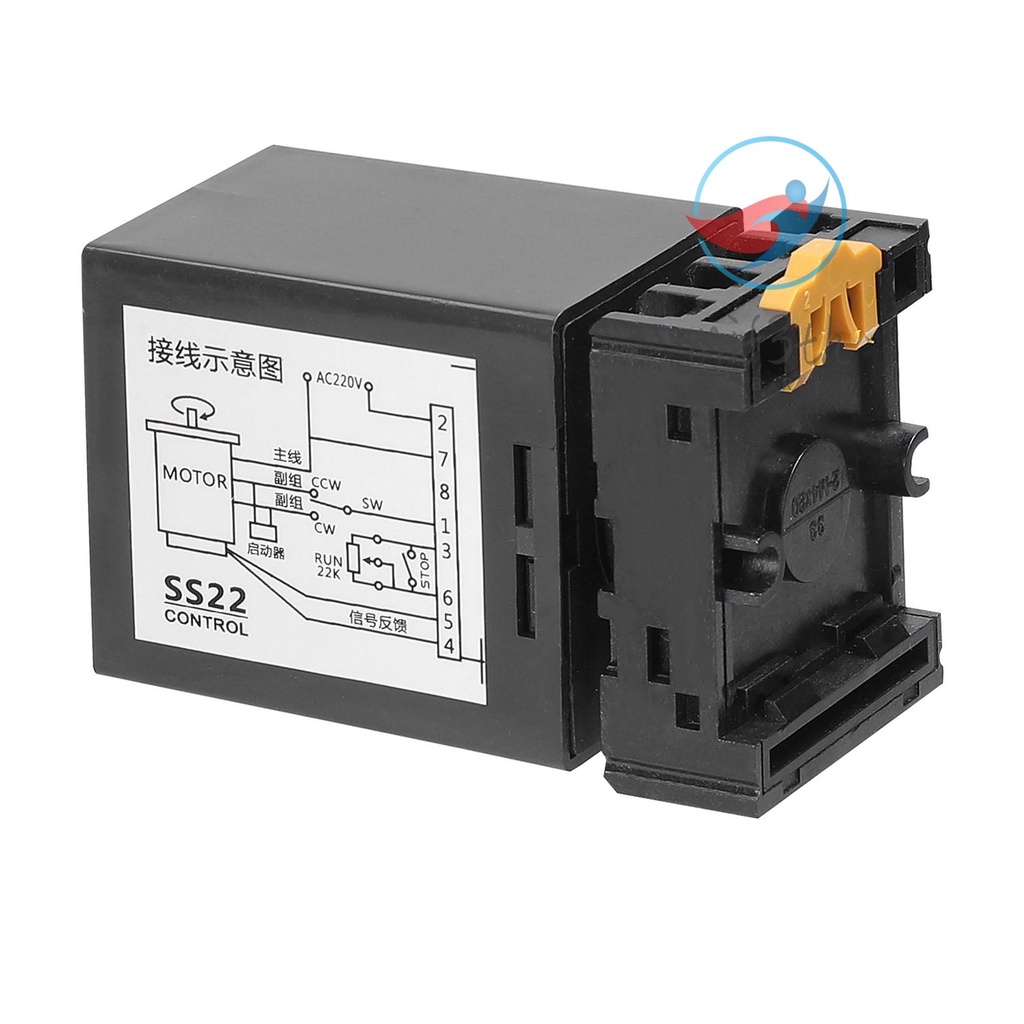 อุปกรณ์ควบคุมความเร็วมอเตอร์ SS22-A 6-250W AC220V 3A 50 60Hz | Shopee ...