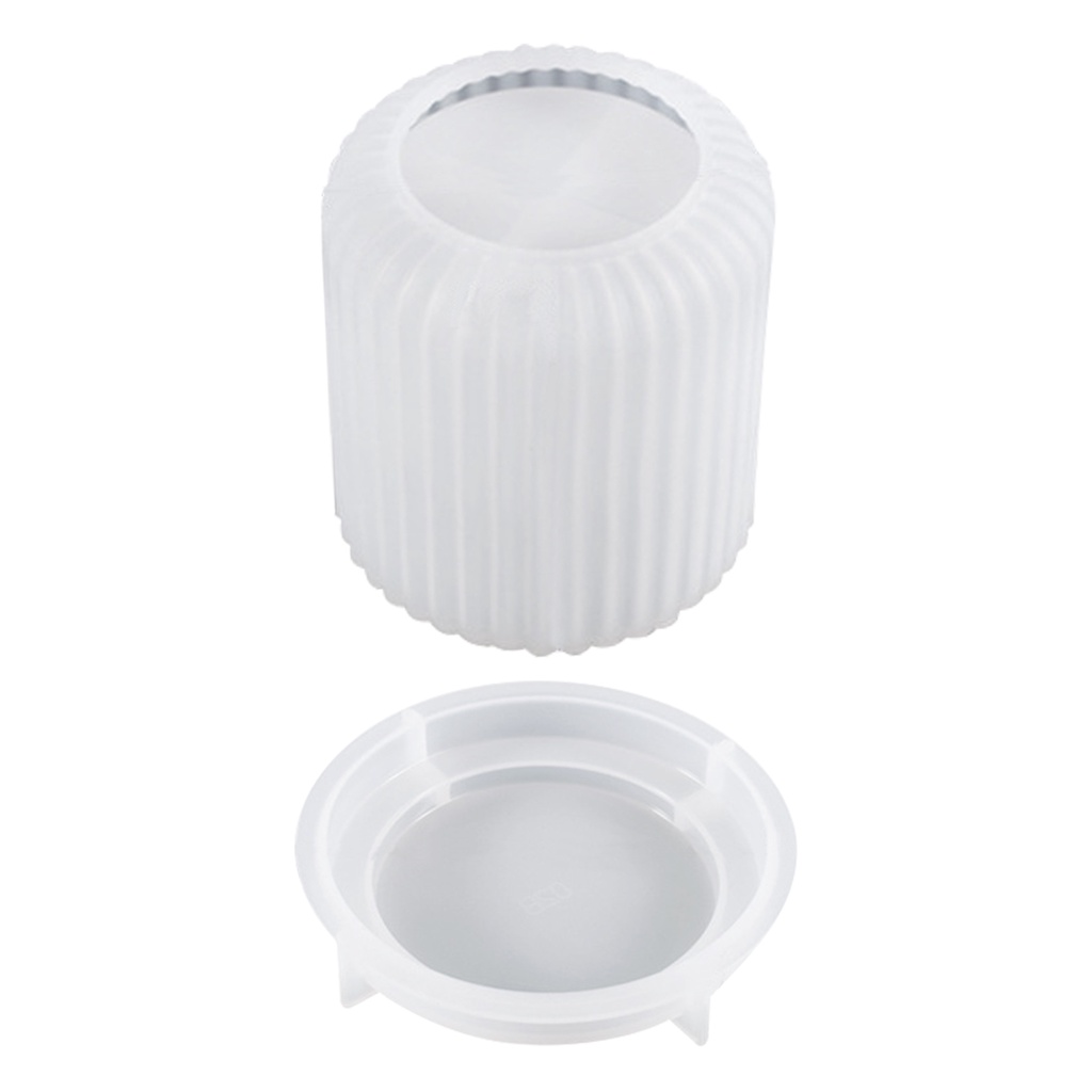 มัลติฟังก์ชั่สบู่ทนความร้อนทํา DIY Clay Easy Demold พร้อมฝาปิดกระบอกลาย ...