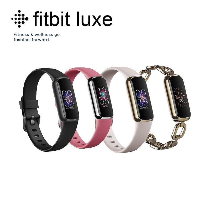 Fitbit Luxe Smartwatch กีฬาสร้อยข้อมือกันน้ํา Heart Rate Fitness ...