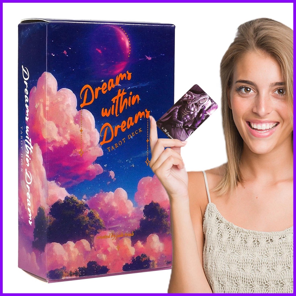 ไพ่ทาโรต์ Dream Within Dream Tarot แบบพกพา 78 ใบ | Shopee Thailand
