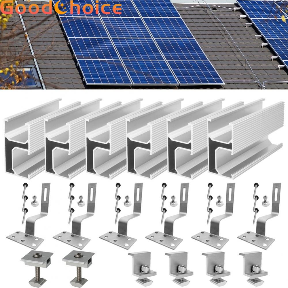 Solar Module Bracket 20cm Aluminium Length 8cm Mounting Rail Roof Rack ...